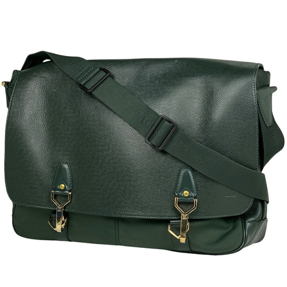 Louis Vuitton | Bags | Louis Vuitton Delsu Messenger Bag Taiga Epicea ...